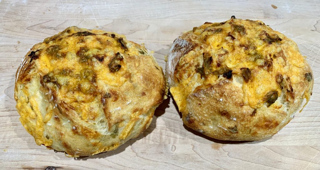 Green Chile Cheddar Sourdough – Wandering Weathers
